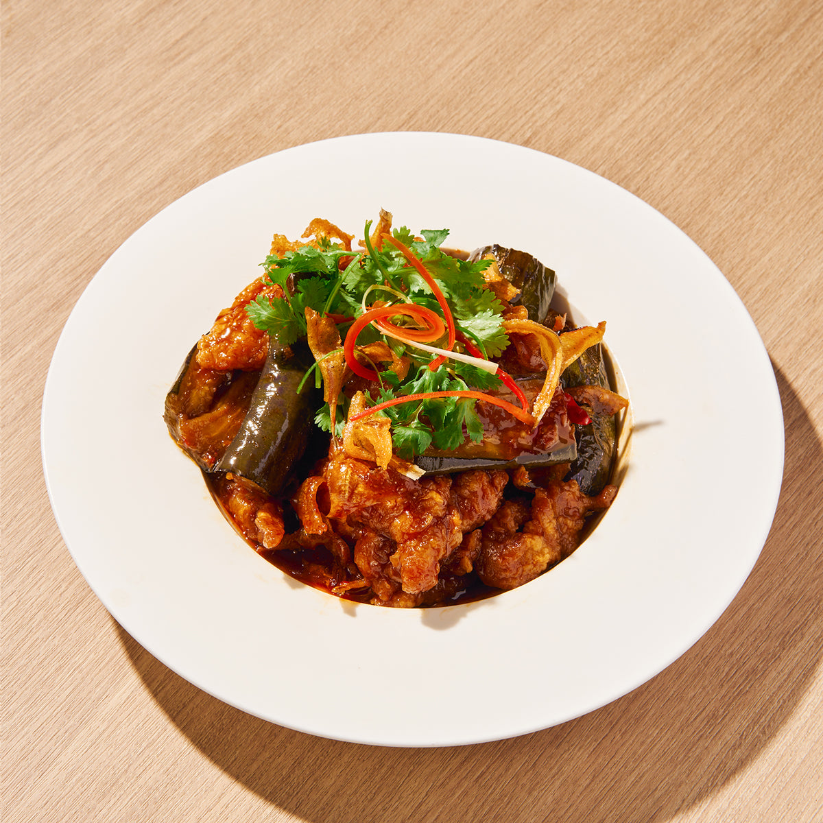 Cantonese Style Fish Fillet w/ Black Bean Sauce & Eggplant – Shi Lin ...